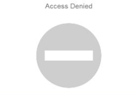 How to report an “Access Denied” error?
