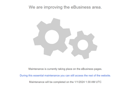 How to report a Maintenance error?